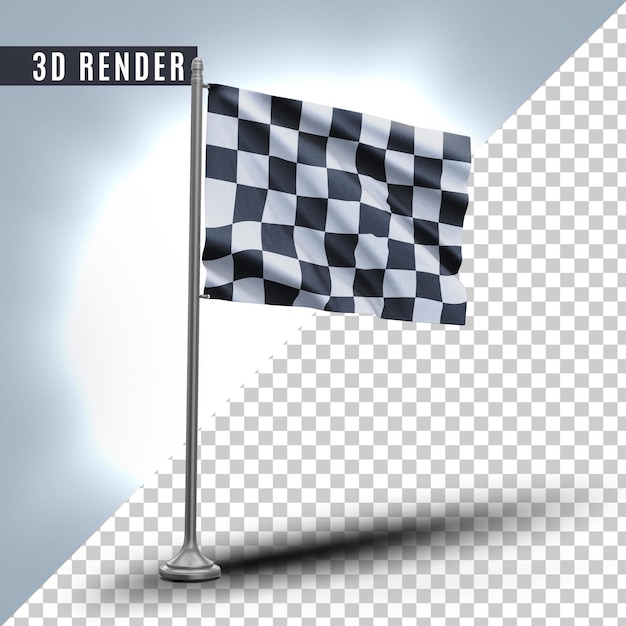 Premium PSD | Race realistic 3d textured flag premium psd Premium PSD | Race realistic 3d textured flag premium psd