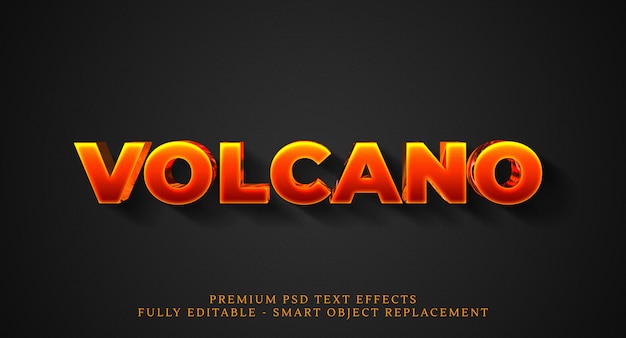 Premium PSD | Volcano text style effect psd , premium psd text effects Premium PSD | Volcano text style effect psd , premium psd text effects