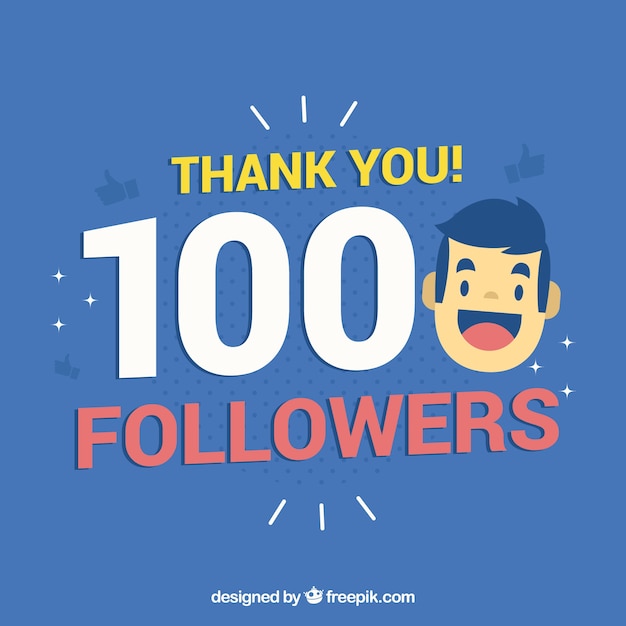 Free Vector | 1000 followers background Free Vector | 1000 followers background
