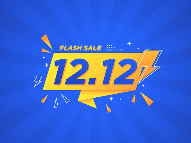 Premium Vector | 1212 sale banner background in flat design Premium Vector | 1212 sale banner background in flat design