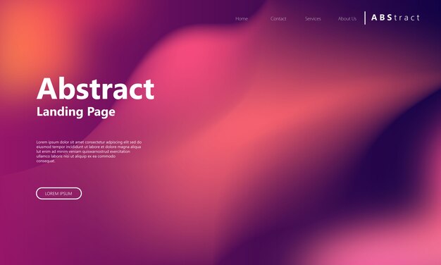 Abstract background landing page template | Premium Vector Abstract background landing page template | Premium Vector