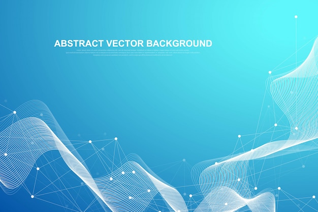 Premium Vector | Abstract big data visualization. complex data threads ... Premium Vector | Abstract big data visualization. complex data threads ...