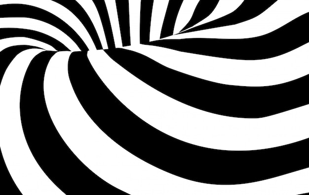 Premium Vector | Abstract black and white wavy stripes background Premium Vector | Abstract black and white wavy stripes background