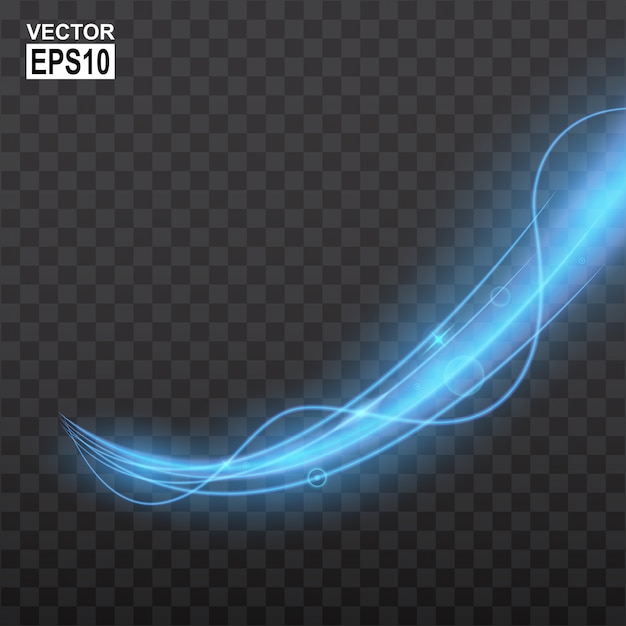 Premium Vector | Abstract blue light effect Premium Vector | Abstract blue light effect
