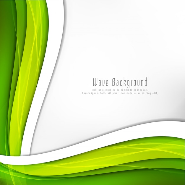 Premium Vector | Abstract bright green wave background Premium Vector | Abstract bright green wave background