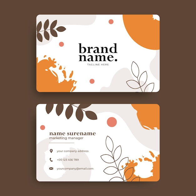 Premium Vector | Abstract business card template Premium Vector | Abstract business card template