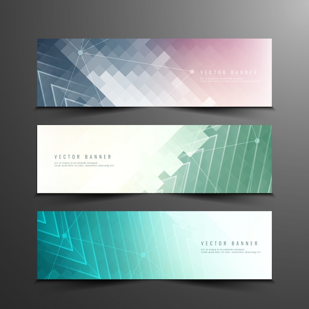 Free Vector | Abstract colorful modern banners Free Vector | Abstract colorful modern banners