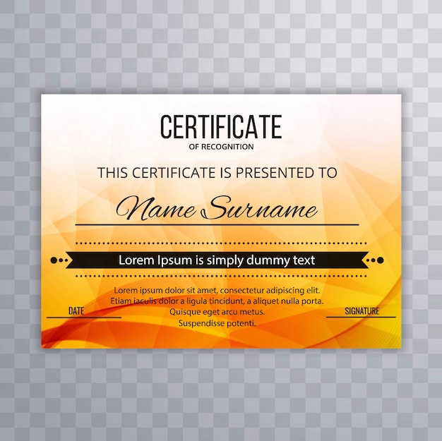 Premium Vector | Abstract colorful polygon certificate template vector Premium Vector | Abstract colorful polygon certificate template vector