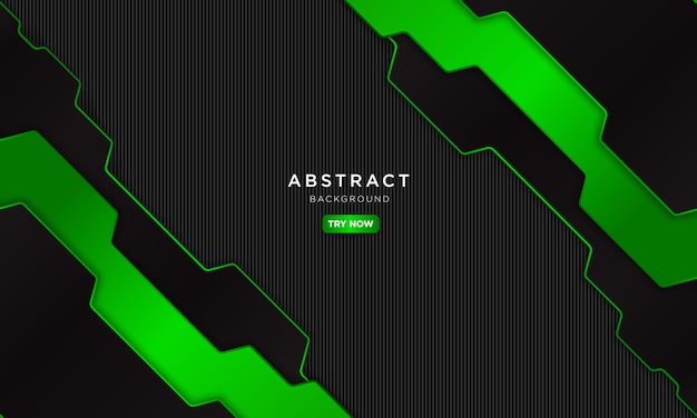 Premium Vector Abstract Dark Green Background With Modern Shape