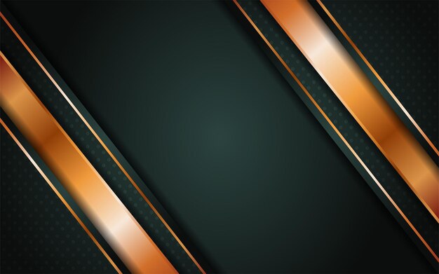 Premium Vector Abstract Dark Green Background With Overlap Layer And