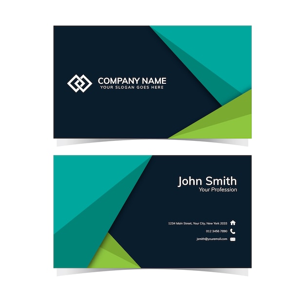Premium Vector | Abstract diagonal business card Premium Vector | Abstract diagonal business card
