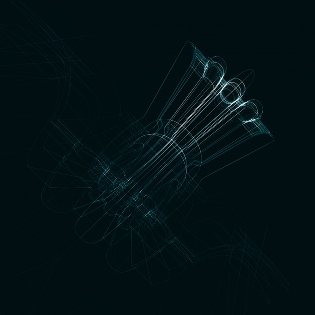 Premium Vector | Abstract futuristic background Premium Vector | Abstract futuristic background