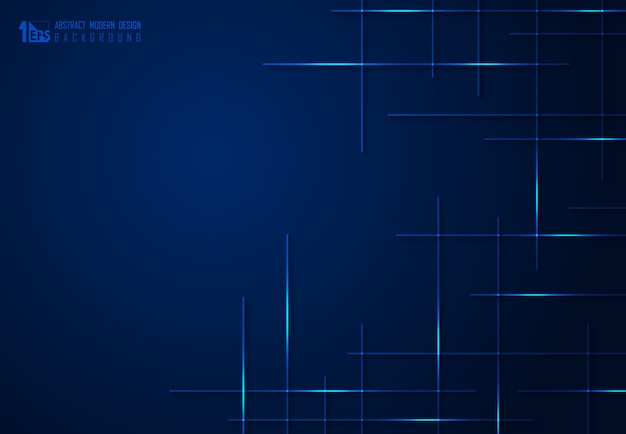 Premium Vector Abstract Gradient Blue Tech Background