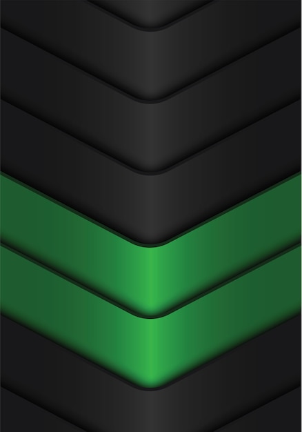 Premium Vector Abstract Green Dark Grey Arrow Metallic Background