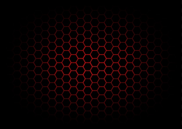 Premium Vector | Abstract hexagon dark red background Premium Vector | Abstract hexagon dark red background