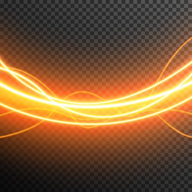 Premium Vector | Abstract light effect glowing waves vector transparent Premium Vector | Abstract light effect glowing waves vector transparent