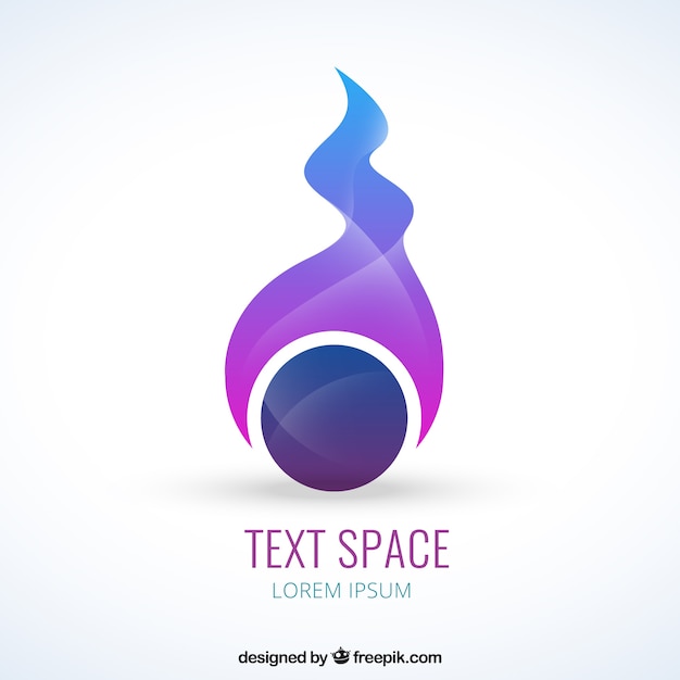 Premium Vector | Abstract logo in purple tones Premium Vector | Abstract logo in purple tones