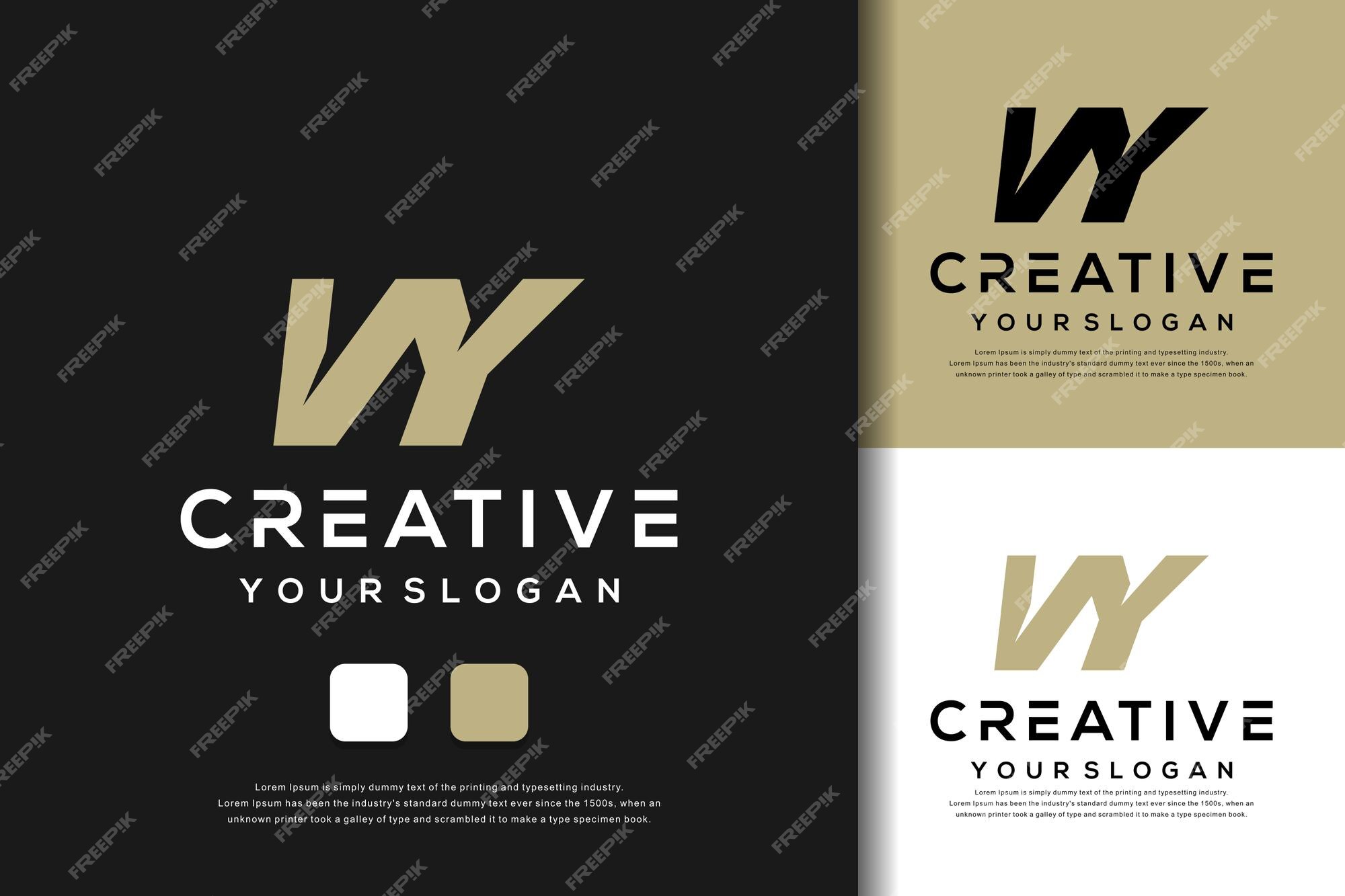 Premium Vector | Abstract monogram letter vy logo design Premium Vector | Abstract monogram letter vy logo design