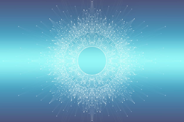 Premium Vector Abstract Plexus Background With Connected Lines And