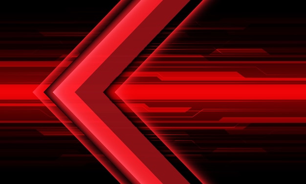 Premium Vector | Abstract red arrow light cyber circuit direction ... Premium Vector | Abstract red arrow light cyber circuit direction ...