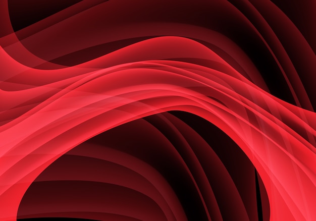 Premium Vector | Abstract red light curve wave motion background Premium Vector | Abstract red light curve wave motion background