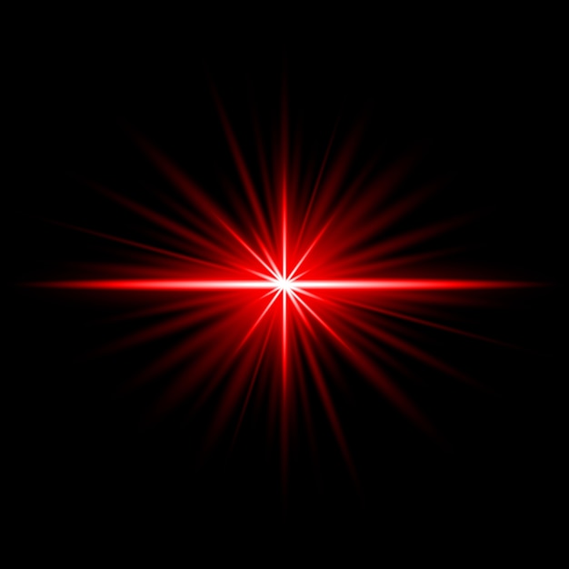 Premium Vector | Abstract red light flare ray effect illuminated Premium Vector | Abstract red light flare ray effect illuminated
