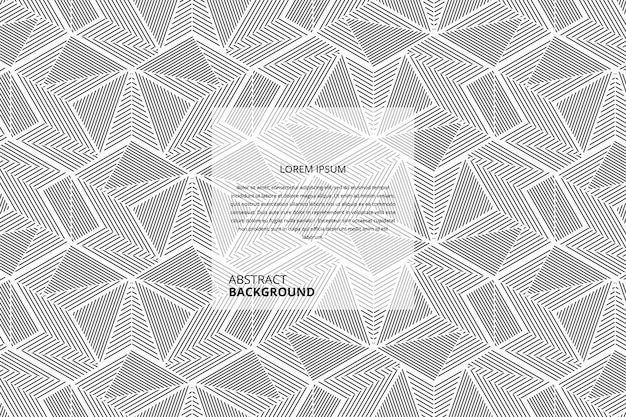 Premium Vector Abstract Seamless Triangle Lines Pattern Background