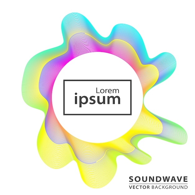 Premium Vector | Abstract sound wave background Premium Vector | Abstract sound wave background