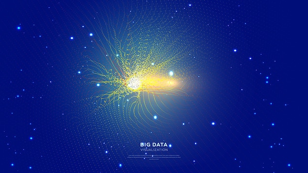 Premium Vector | Abstract technology background and big data algorithms ...