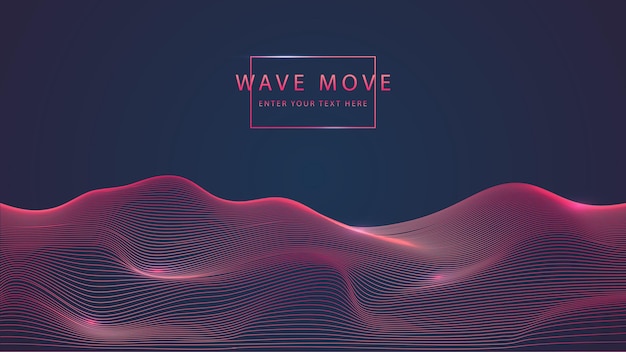 Premium Vector | Abstract technology background dynamic wave line. Premium Vector | Abstract technology background dynamic wave line.