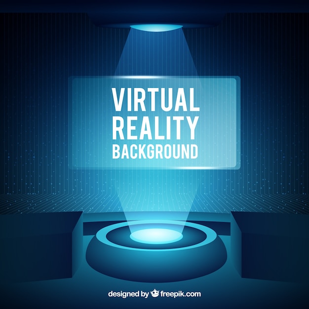 Abstract virtual reality background in blue color Vector | Free Download Abstract virtual reality background in blue color Vector | Free Download