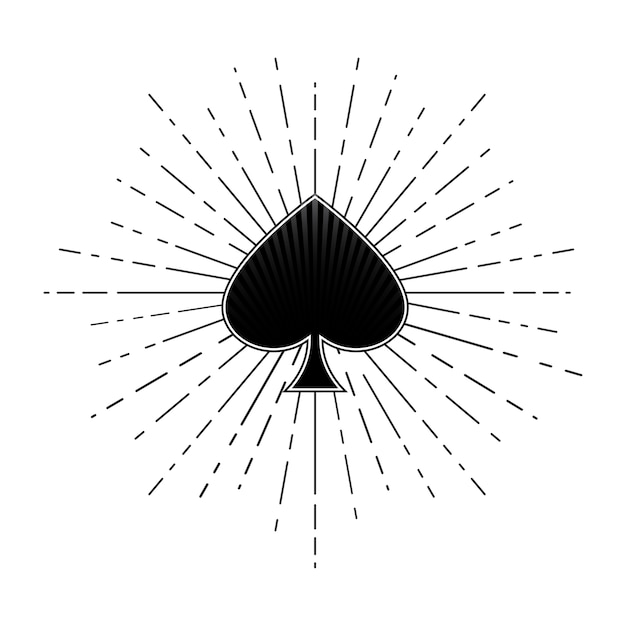 Premium Vector | Ace of spades. Premium Vector | Ace of spades.