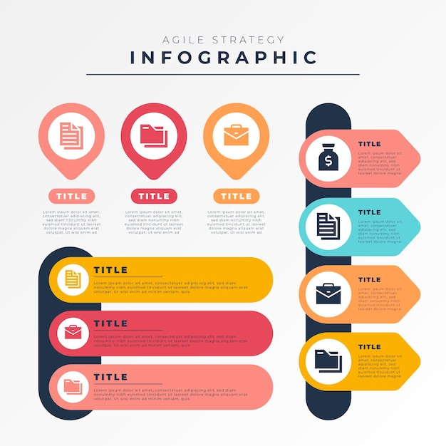 Agile infographic concept | Free Vector Agile infographic concept | Free Vector