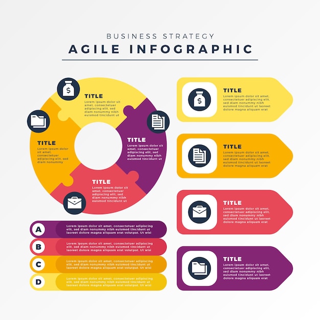 Agile infographic elements template | Free Vector Agile infographic elements template | Free Vector