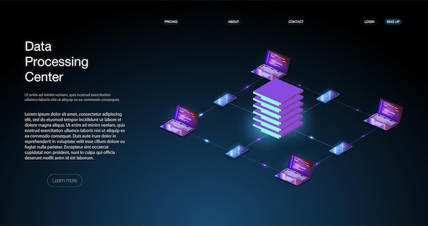 Premium Vector | Analysis trends and software development coding ...