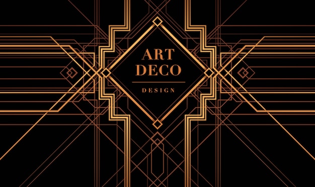 Premium Vector | Art deco frame vector, the great gatsby deco style. Premium Vector | Art deco frame vector, the great gatsby deco style.