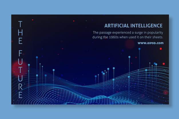 Free Vector | Artificial intelligence banner template Free Vector | Artificial intelligence banner template