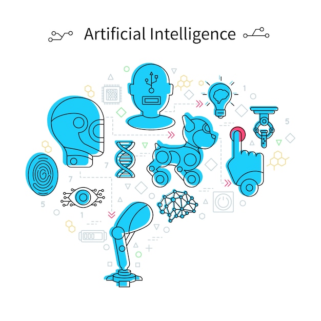 Artificial intelligence concept | Free Vector Artificial intelligence concept | Free Vector