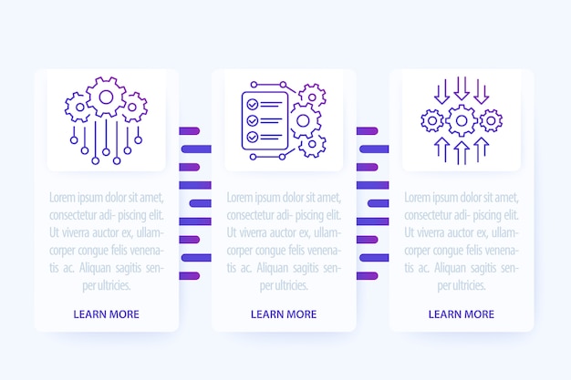 Premium Vector | Automation and integration app interface Premium Vector | Automation and integration app interface