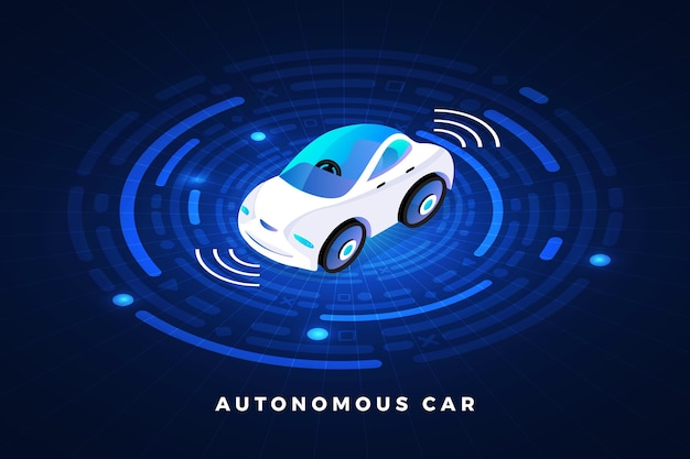 Premium Vector | Autonomous self-driving automobile sensors smart car ... Premium Vector | Autonomous self-driving automobile sensors smart car ...