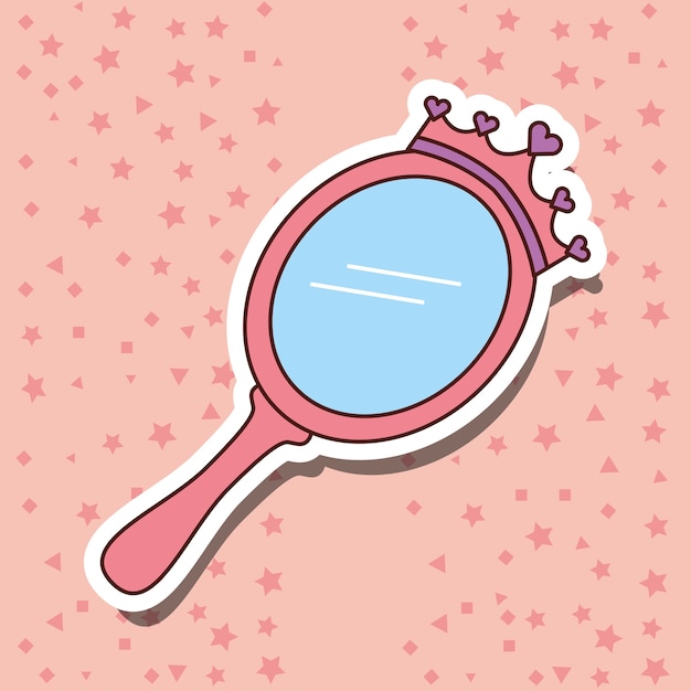 Premium Vector | Beautiful mirror Premium Vector | Beautiful mirror