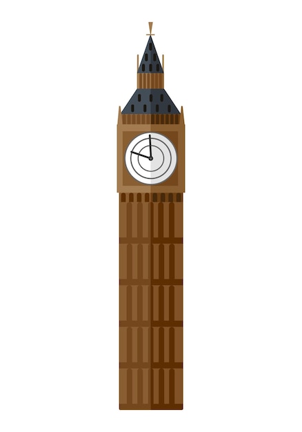 Premium Vector | Big ben tower, london. flat vector illustration ... Premium Vector | Big ben tower, london. flat vector illustration ...