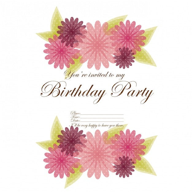 Premium Vector | Birthday party Premium Vector | Birthday party