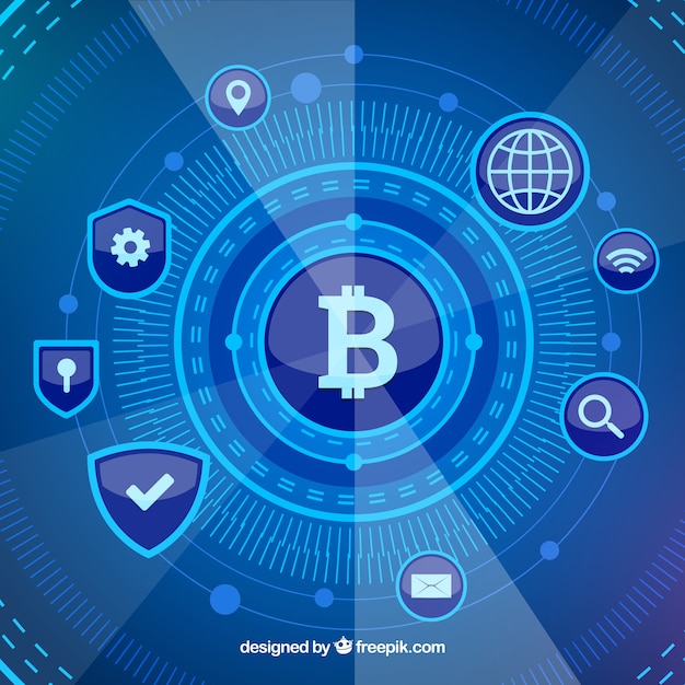 Free Vector | Blockchain background Free Vector | Blockchain background
