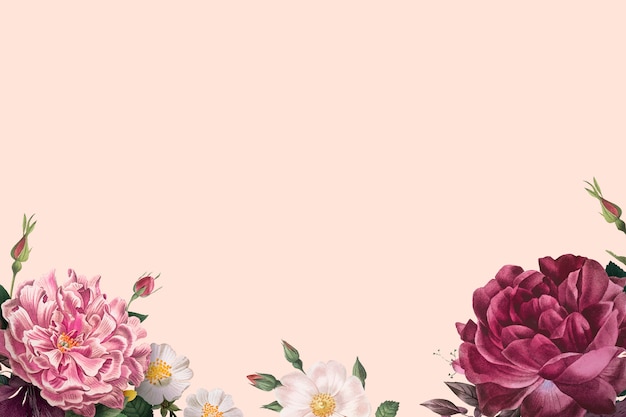 Blooming roses banner Vector | Free Download Blooming roses banner Vector | Free Download