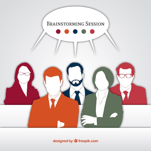Brainstorming session Vector | Free Download Brainstorming session Vector | Free Download