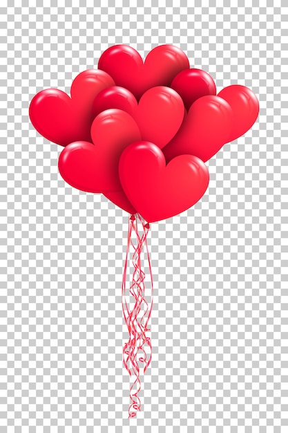 Bunch of red air balloons | Premium Vector Bunch of red air balloons | Premium Vector