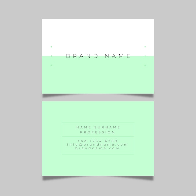Free Vector | Business card colorful minimal pack Free Vector | Business card colorful minimal pack
