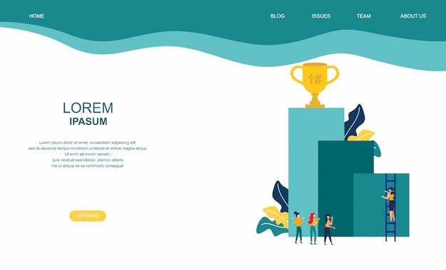 Premium Vector | Business motivation background Premium Vector | Business motivation background