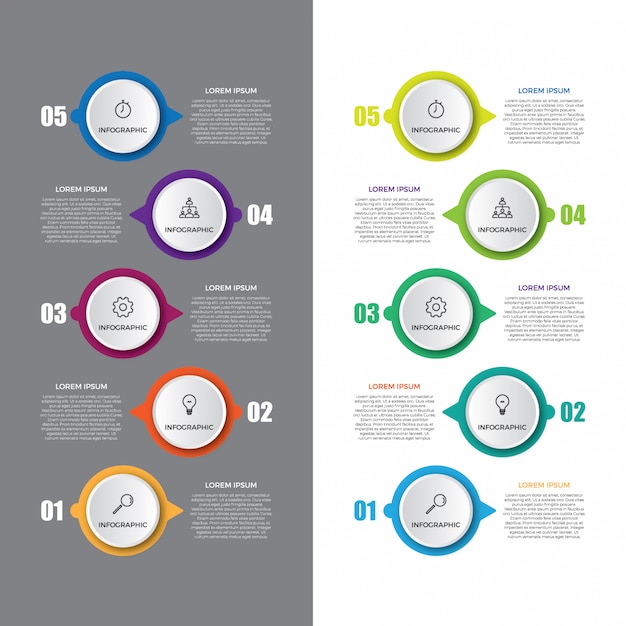 Premium Vector | Business timeline workflow infographics Premium Vector | Business timeline workflow infographics